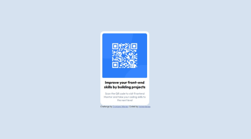 Frontend Mentor | QR-flex_grid_displays coding challenge solution