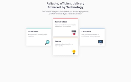 Frontend Mentor Responsive Four Card Feature Using Css Grid Coding Challenge Solution