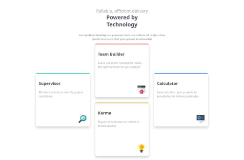Responsive landing page using Flex and Media queries coding challenge solution | Frontend Mentor