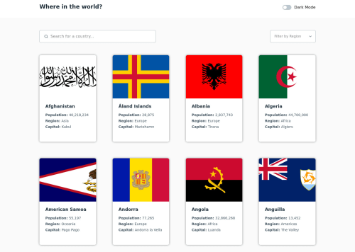 Frontend Mentor Rest Countries Api With React Coding Challenge Solution