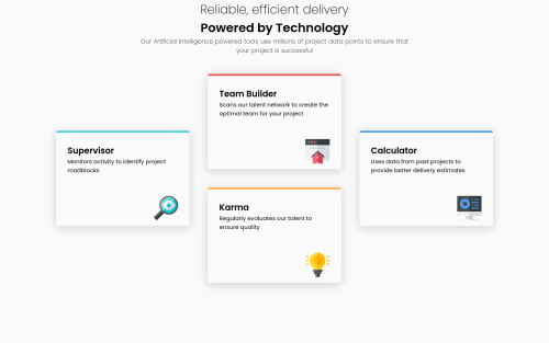 Frontend Mentor | Four-Card Feature using HTML and CSS Grid and Flexbox coding challenge solution