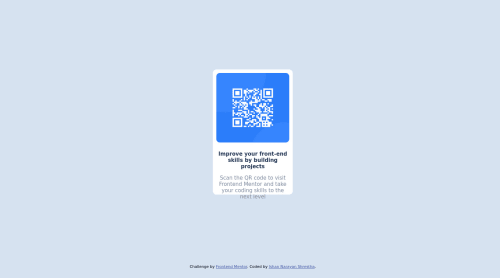 Frontend Mentor | QR-code-solution coding challenge solution