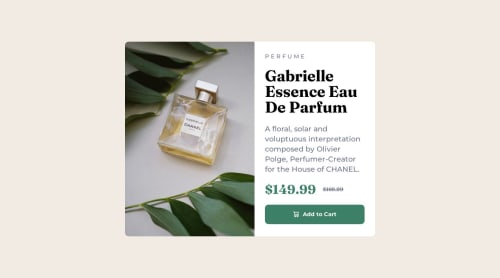 Responsive product preview card component using flexbox coding challenge solution | Frontend Mentor