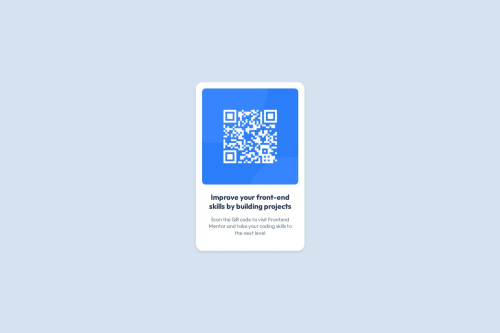 Frontend Mentor | QR Code using HTML, CSS coding challenge solution