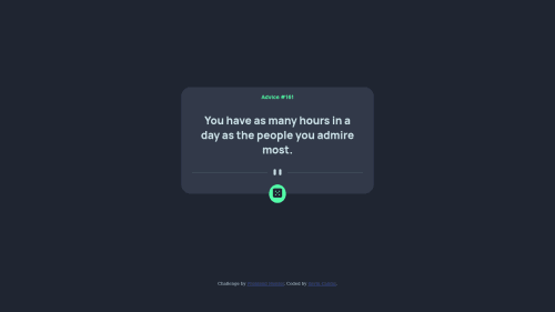 Frontend Mentor | Advice generator app using react and vitejs coding ... Frontend Mentor | Advice generator app using react and vitejs coding ...