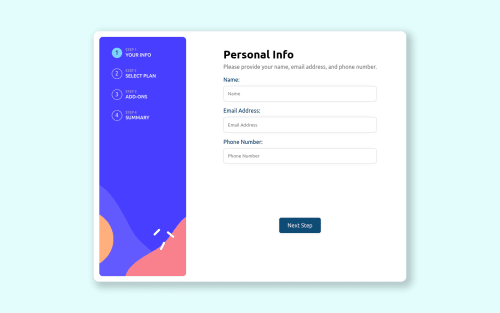 Frontend Mentor | React Multi Step Form coding challenge solution Frontend Mentor | React Multi Step Form coding challenge solution
