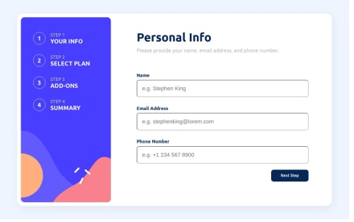 Frontend Mentor | multi step form coding challenge solution Frontend Mentor | multi step form coding challenge solution