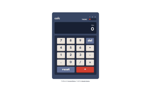 Frontend Mentor | Calculator App Using Html, JavaScript and CSS. coding ... Frontend Mentor | Calculator App Using Html, JavaScript and CSS. coding ...