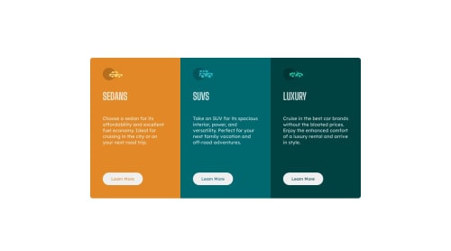 3-column product card solution using HTML and CSS Flexbox coding challenge solution
