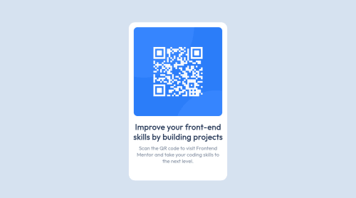 Frontend Mentor | QR-code challenge coding challenge solution