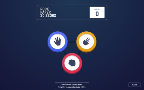 Frontend Mentor | Rock Paper Scissors - Nuxt 3, Pinia, Tailwind coding challenge solution