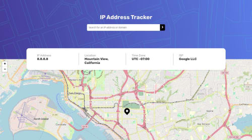 Frontend Mentor Ip Tracker React Leaflet Sass React Responsive