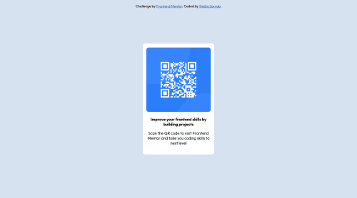 QR Code Challenge solution coding challenge solution