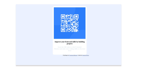 Frontend Mentor | Responsive Qr Code using Html and Css coding challenge solution