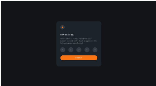 Frontend Mentor Interactive Rating Htmlcss Coding Challenge Solution 3966