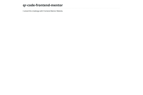 Frontend Mentor | QR Code Card Component using HTML and CSS coding challenge solution
