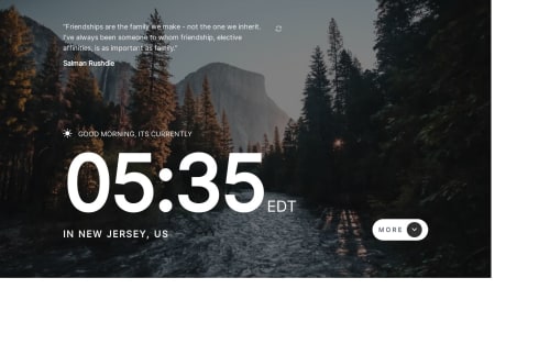 Clock App * TailwindCSS * Reactjs coding challenge solution