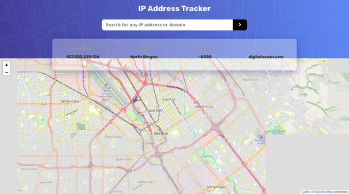 IP Address Tracker using React, Vite ,React-Leaflet and ipdata. coding challenge solution ...