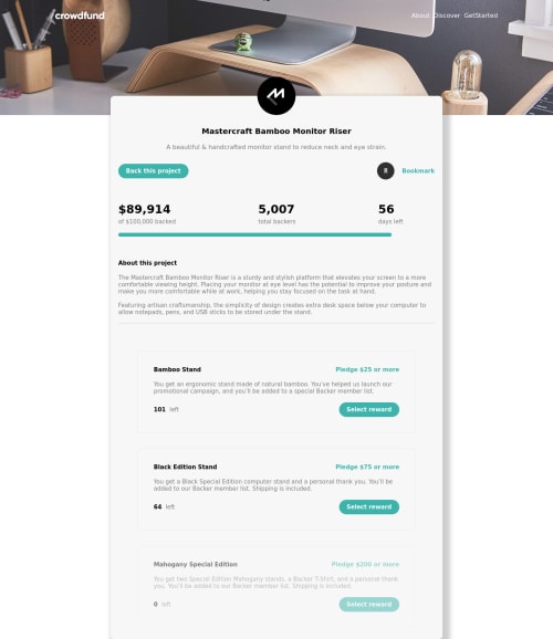 Frontend Mentor | Using html css and javascript coding challenge solution