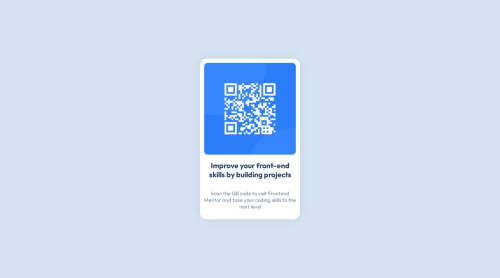 Responsive QR Code page using FlexBox coding challenge solution ...
