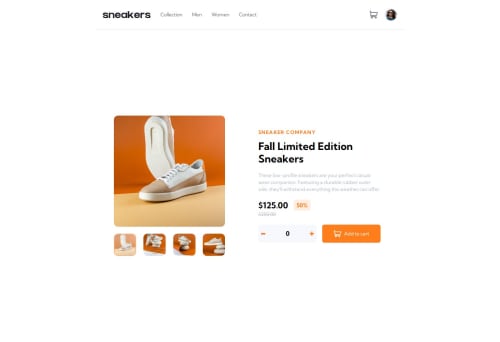 Frontend Mentor | E-commerce product page submission form using Tailwind CSS and Js coding ...