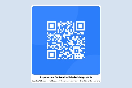 Frontend Mentor | Responsive qr code component using html and css coding challenge solution