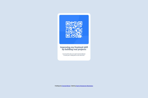 Frontend Mentor | QR code built with CSS and HTML coding challenge solution