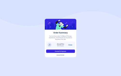 Frontend Mentor | Order Summary With HTML AND CSS coding challenge solution