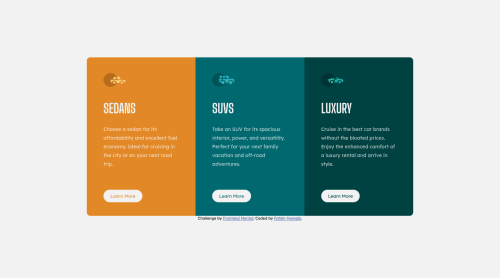 Frontend Mentor 3 Column Preview Card Component Using Css Flex 💪 And