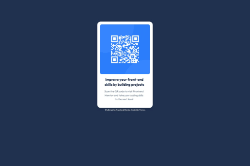 QR Code Component Solution Using BootStrap and Custom Classes coding ...