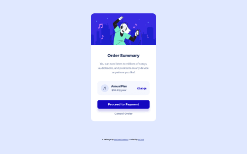 Frontend Mentor Order Summary Component Html And Css Beginner Coding Challenge Solution 0364