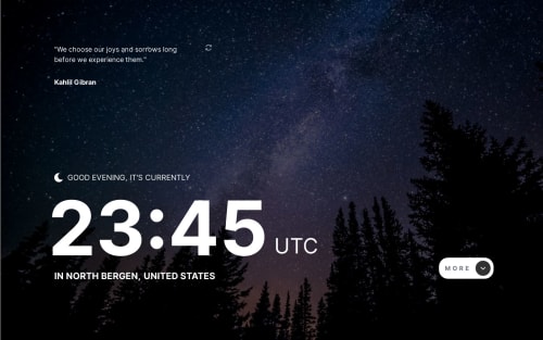 Frontend Mentor Clock App React Tailwindcss Vite Coding Challenge Solution
