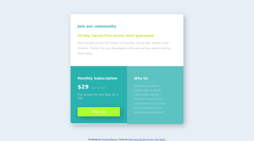 Frontend Mentor | HTML and CSS on VSCode coding challenge solution