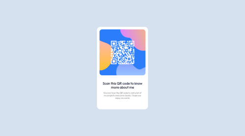 Frontend Mentor | Responsive QR code page design using HTML and CSS coding challenge solution