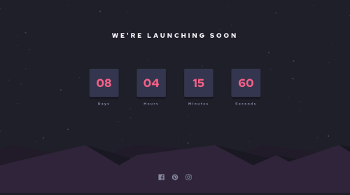 Frontend Mentor | Countdown timer with React! coding challenge solution