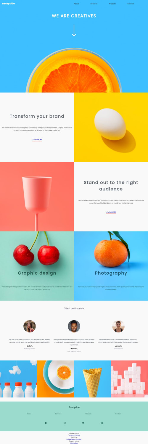 Frontend Mentor | Responsive landing page using html, CSS, and JavaScript coding challenge solution