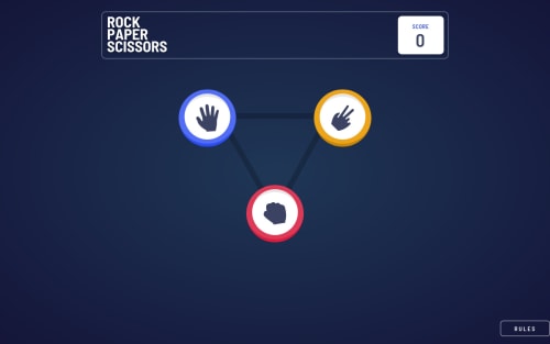 Frontend Mentor | Rock-Paper-Scissor coding challenge solution