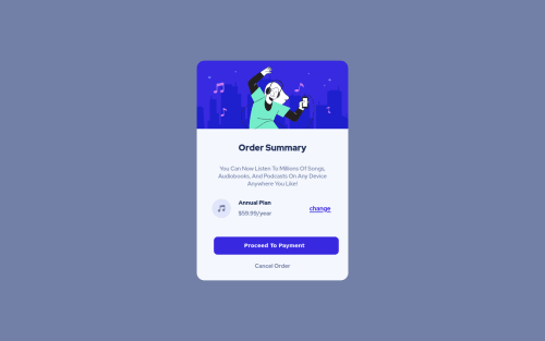 Frontend Mentor | order-summary-card coding challenge solution