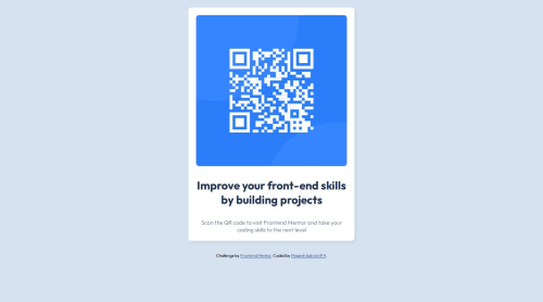 Frontend Mentor | Qr-code coding challenge solution