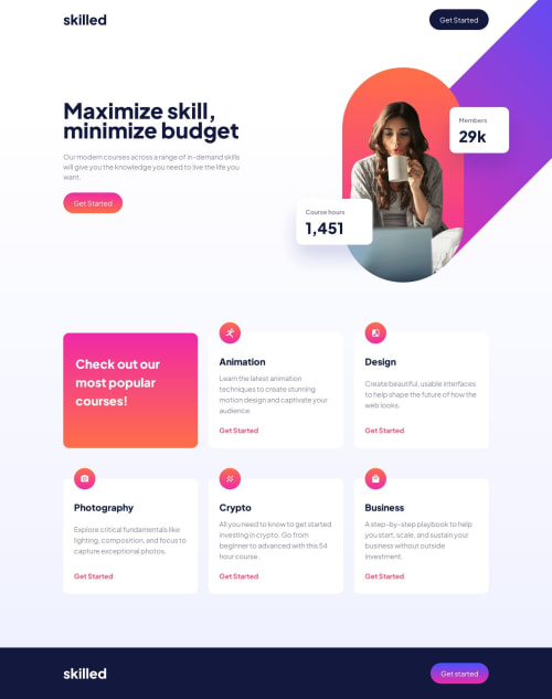 Frontend Mentor | Responsive landing page using flexbox coding ... Frontend Mentor | Responsive landing page using flexbox coding ...