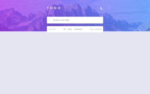 Frontend Mentor Todo App Using React And Context Api Coding Challenge Solution