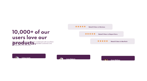 Frontend Mentor | Frontend Mentor - Social proof section solution, Finish coding challenge solution