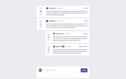 Frontend Mentor | Responsive CRUD API with React JS | Node | Express | Tailwind coding challenge ...