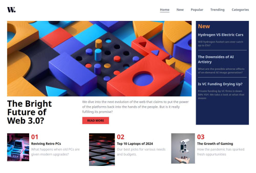 Frontend Mentor | NEWS LETTER WITH REACT AND TAILWIND CSS coding challenge solution