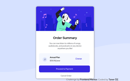 Frontend Mentor Order Summary Card With Html And Css Coding Challenge