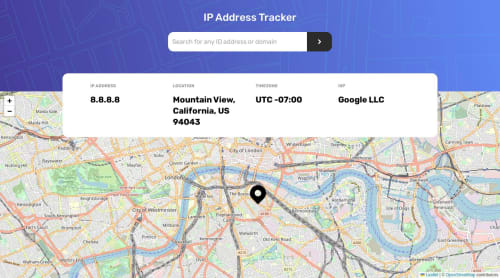 Frontend Mentor | IP Tracker with React, TailwindCSS and Axios coding ... Frontend Mentor | IP Tracker with React, TailwindCSS and Axios coding ...
