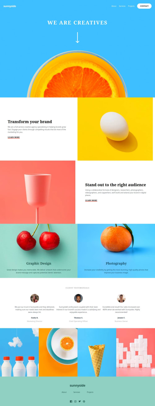 Responsive Landing Page built with Next js and Tailwind CSS coding challenge solution | Frontend ...