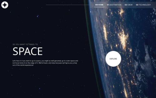 Frontend Mentor | Interactive Planet using Next.js And Three.js coding challenge solution