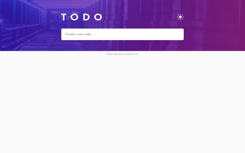 Frontend Mentor | Animated Todo App with NextJS, TailwindCSS and Framer Motion coding challenge ...