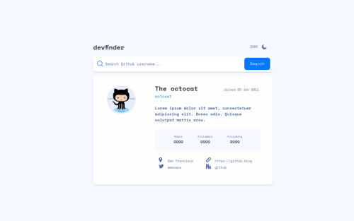 Github User Search App coding challenge solution